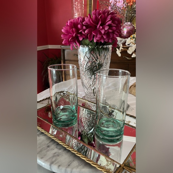 Libbey Crisa Pinched | Dining | Rare 2 Vintage Libbey Crisa Impressions ...